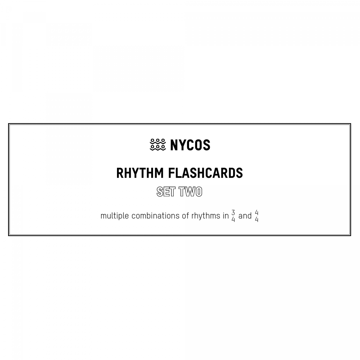 Rhythm Flashcards – Set 2 | NYCOS