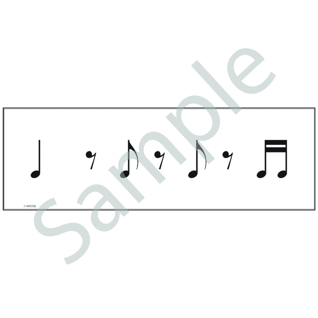 Rhythm Flashcards – Set 2 | NYCOS