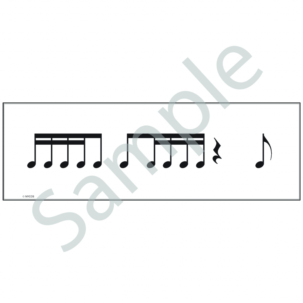 Rhythm Flashcards – Set 3 | NYCOS